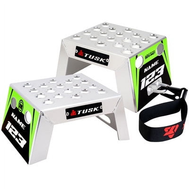 Tusk Moto Starting Blocks - Rev Green 4" - Walmart.com