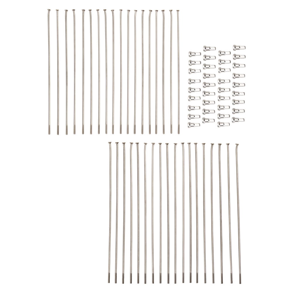 Tusk Motorcycle Spoke Kit - Front 21" Silver Spoke/Silver Nipple For ...