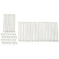 Tusk Motorcycle Spoke Kit - Rear 16" Silver Spoke/Silver Nipple For Sur ...