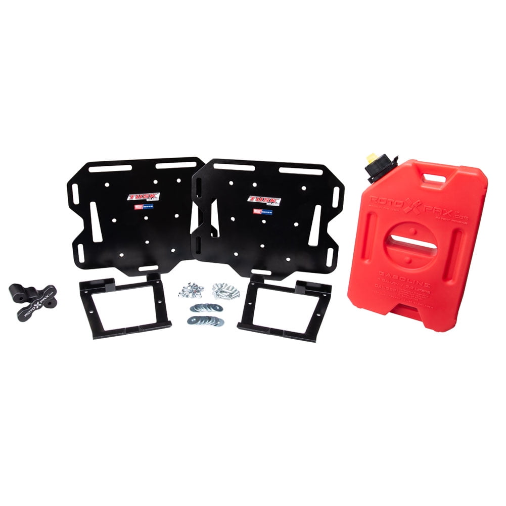 Tusk Pannier Soft Luggage Mount w/RotopaX Mount and 1 gal. Fuel Pack ...
