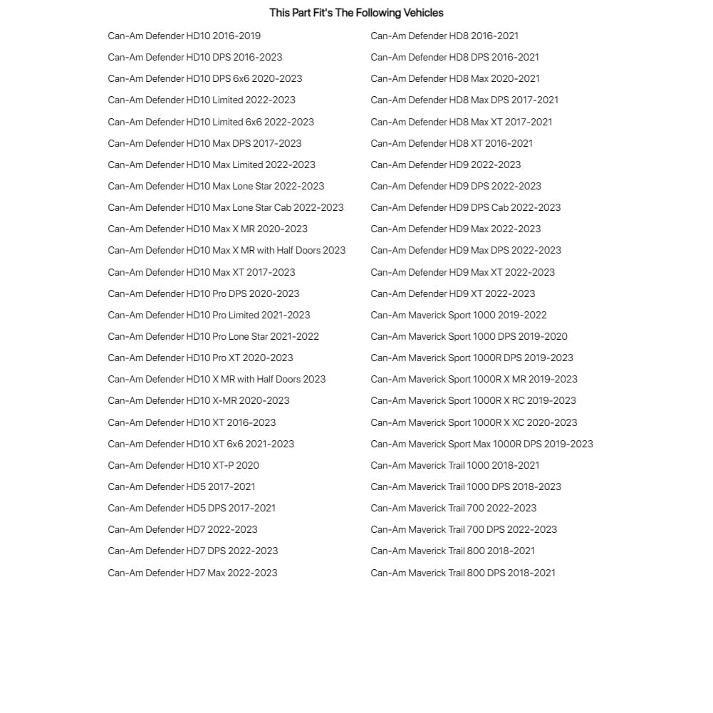 Tusk Plug and Play UTV Signal & Horn Kit Button Lights for Can-Am ...