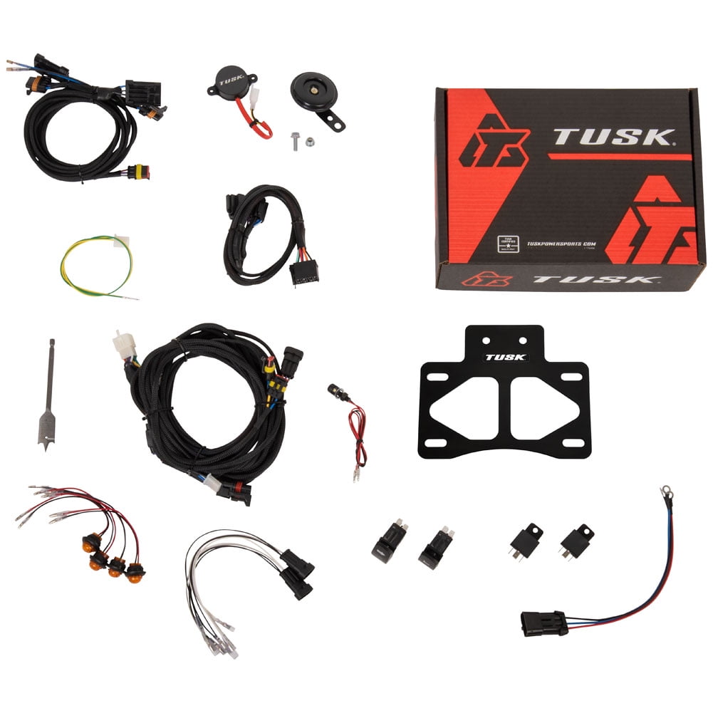 Tusk Plug and Play UTV Signal & Horn Kit with Button Lights For Yamaha ...