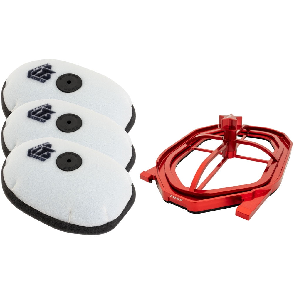 Tusk Quick Draw Air Filter System 3 Filter Kit For Kawasaki KX450 X ...