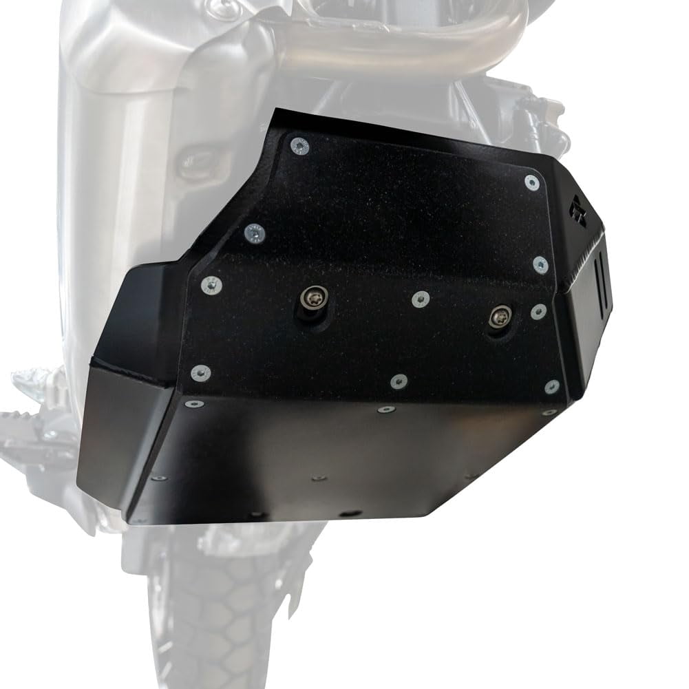 TUSK Quiet Glide Adventure Skid Plate Black for Honda Africa Twin DCT ...