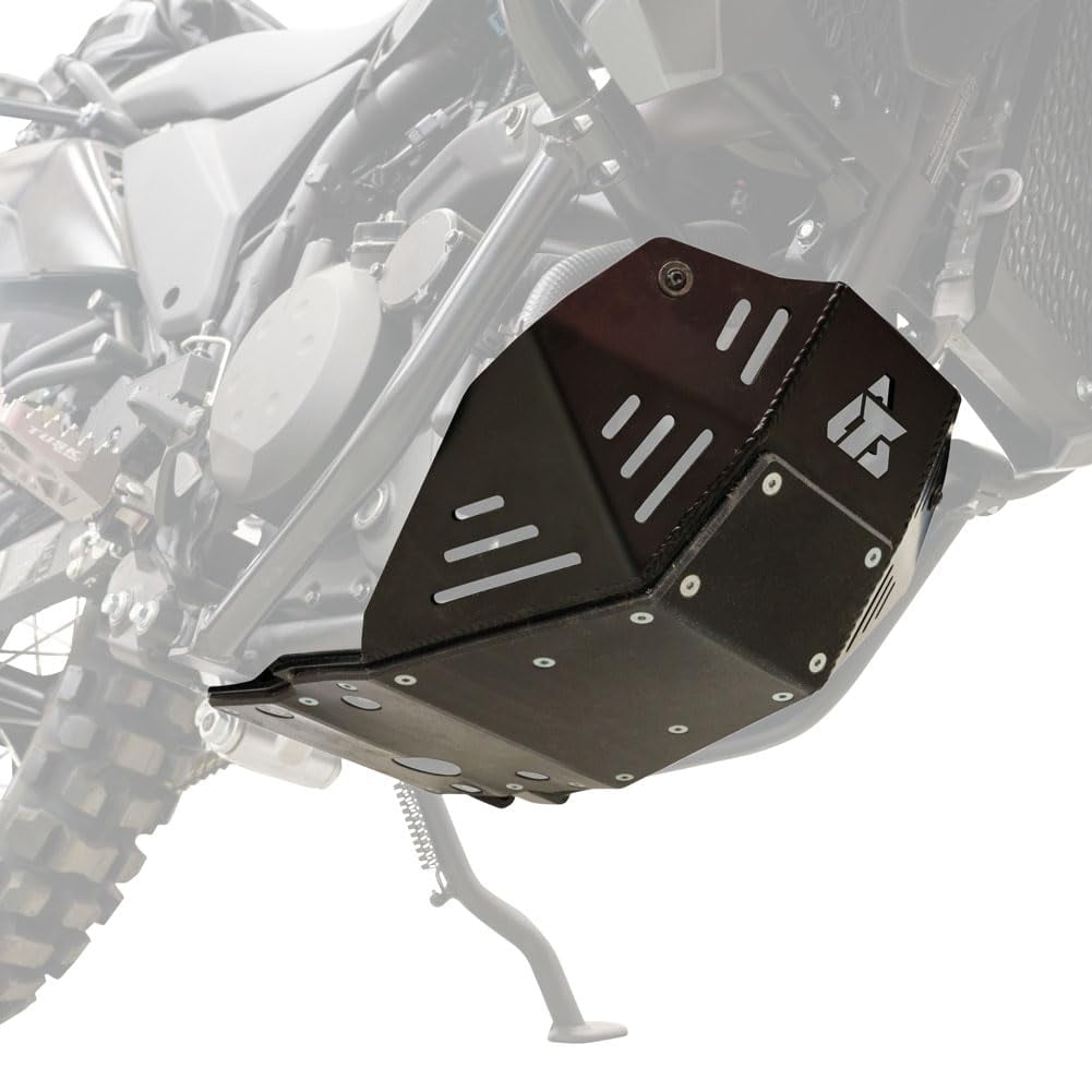 Tusk Quiet Glide Adventure Skid Plate Black Compatible with Kawasaki ...