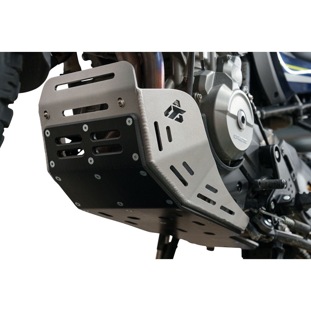 Tusk Quiet Glide Adventure Skid Plate Silver For CFMOTO IBEX 800 T 2023 ...