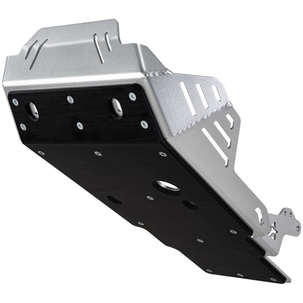 Tusk Quiet Glide Adventure Skid Plate Silver - Walmart.com