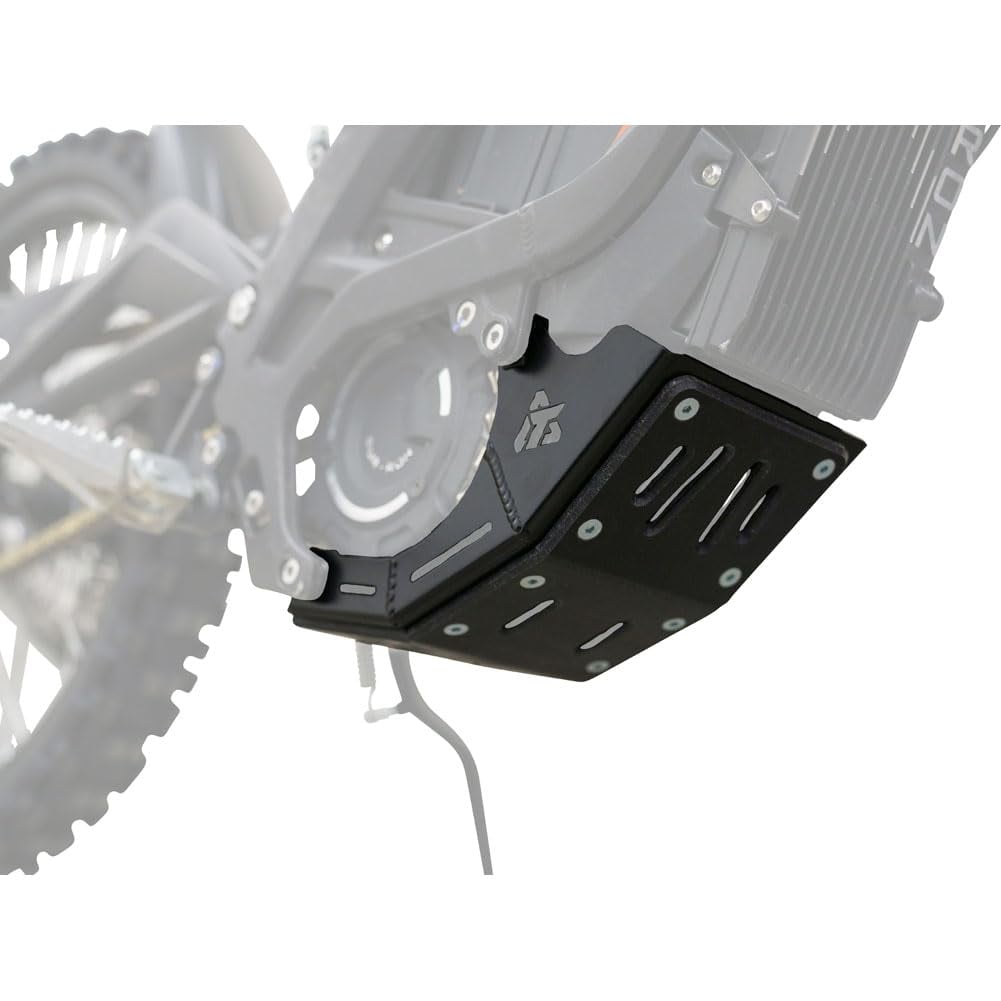 Tusk Quiet Glide E-Motorcycle Skid Plate Black Compatible with Sur-Ron ...