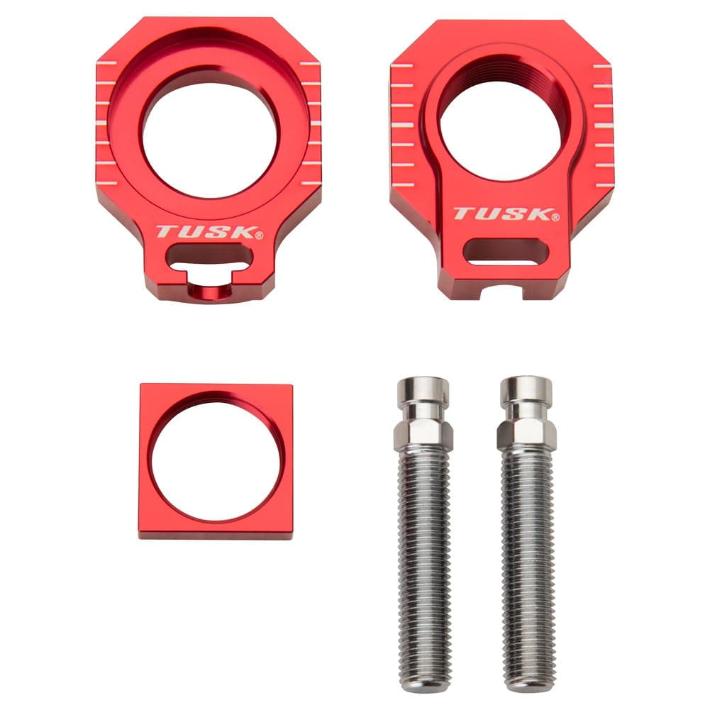 Tusk Racing Axle Block Red For GASGAS MC 450F Troy Lee Designs 2022 ...