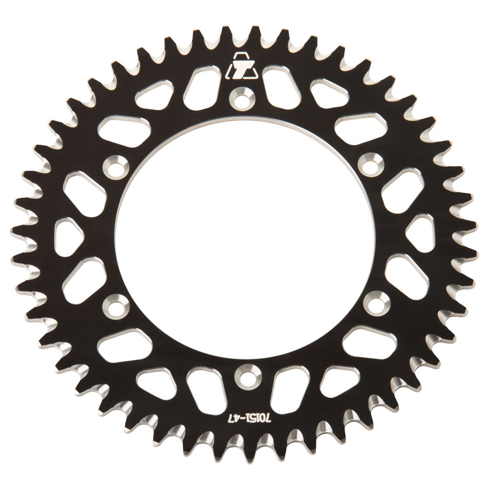 Tusk Rear Aluminum Sprocket 47 Tooth Black for Sherco 500 SCF Cross ...