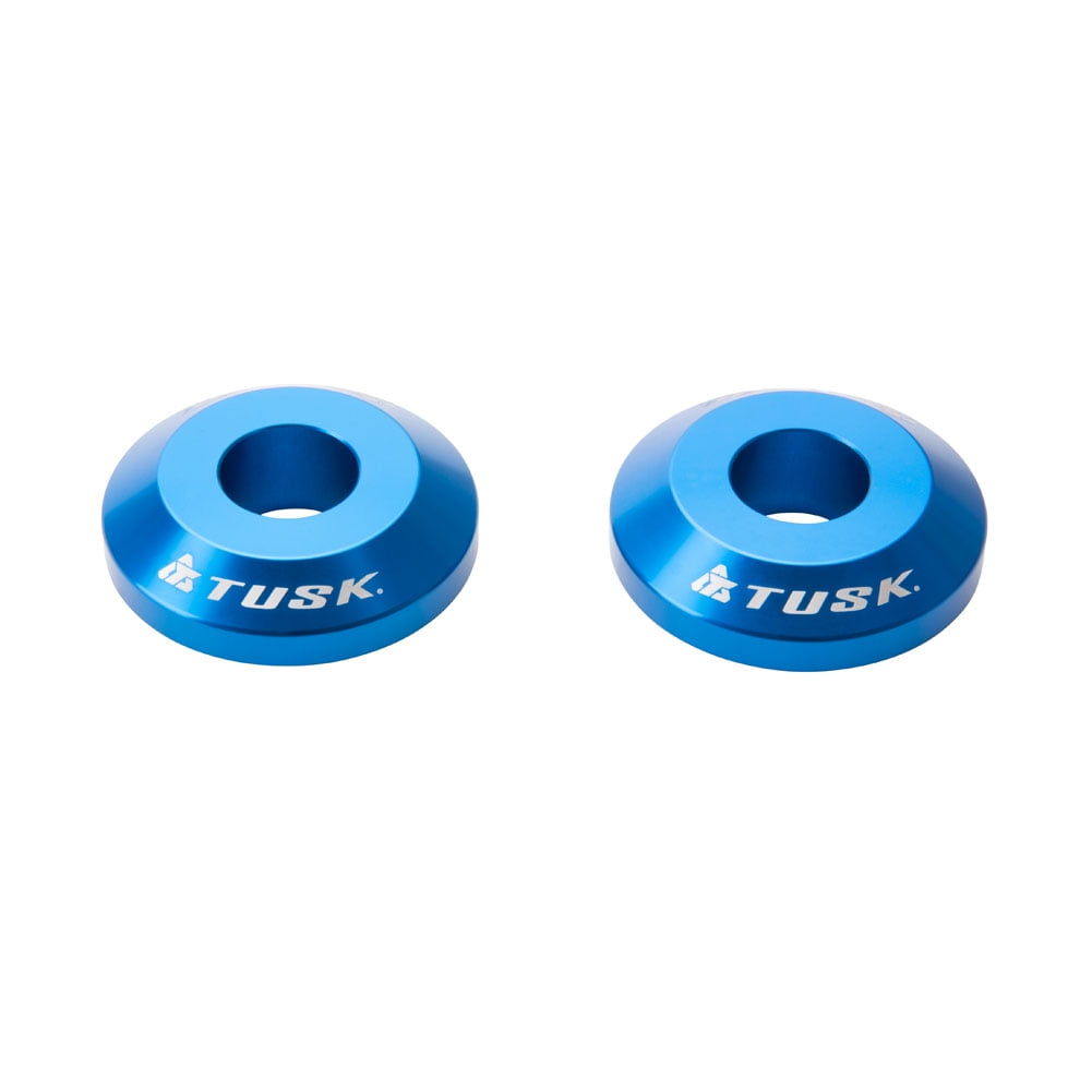 Tusk Rear Wheel Spacer Upgrade Kit Blue For Yamaha YZ125 Monster Energy ...