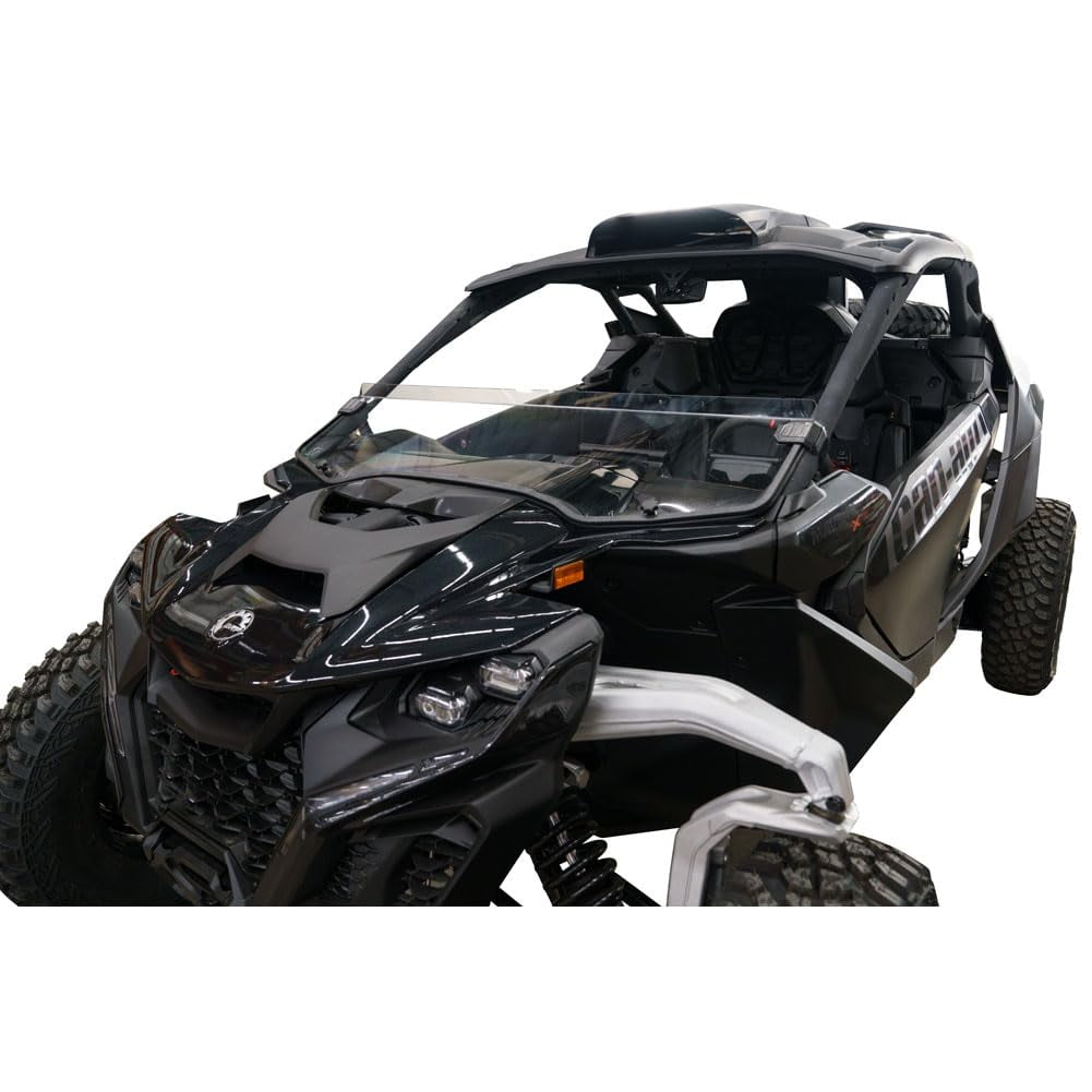 TUSK Removable Half Windshield Clear - Scratch Resistant for Can-Am ...