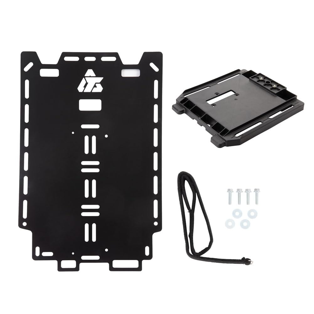 TUSK Seat Cargo Rack Kit Passenger Side Rear with Seat Base for Polaris ...