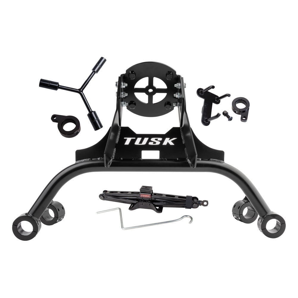 Tusk Spare Tire Carrier Combo Kit For POLARIS RZR XP Turbo S Velocity ...