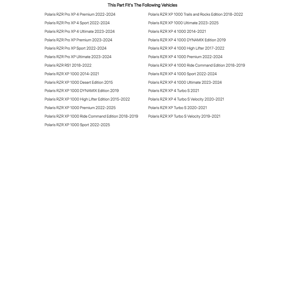 Tusk Stainless Steel Typhoon Brake Rotor Front for Polaris RZR XP Turbo ...