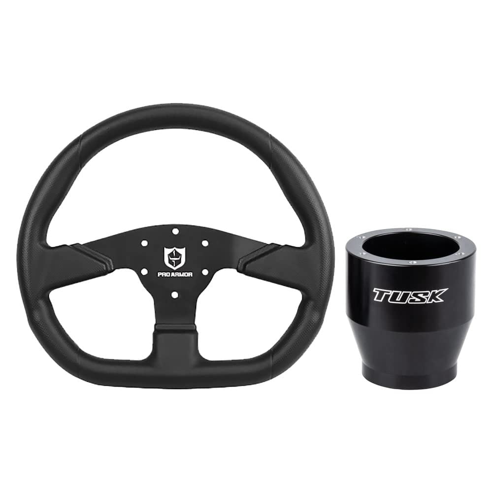 Tusk Steering Wheel Hub with Pro Armor Steering Wheel "D" Shaped ...