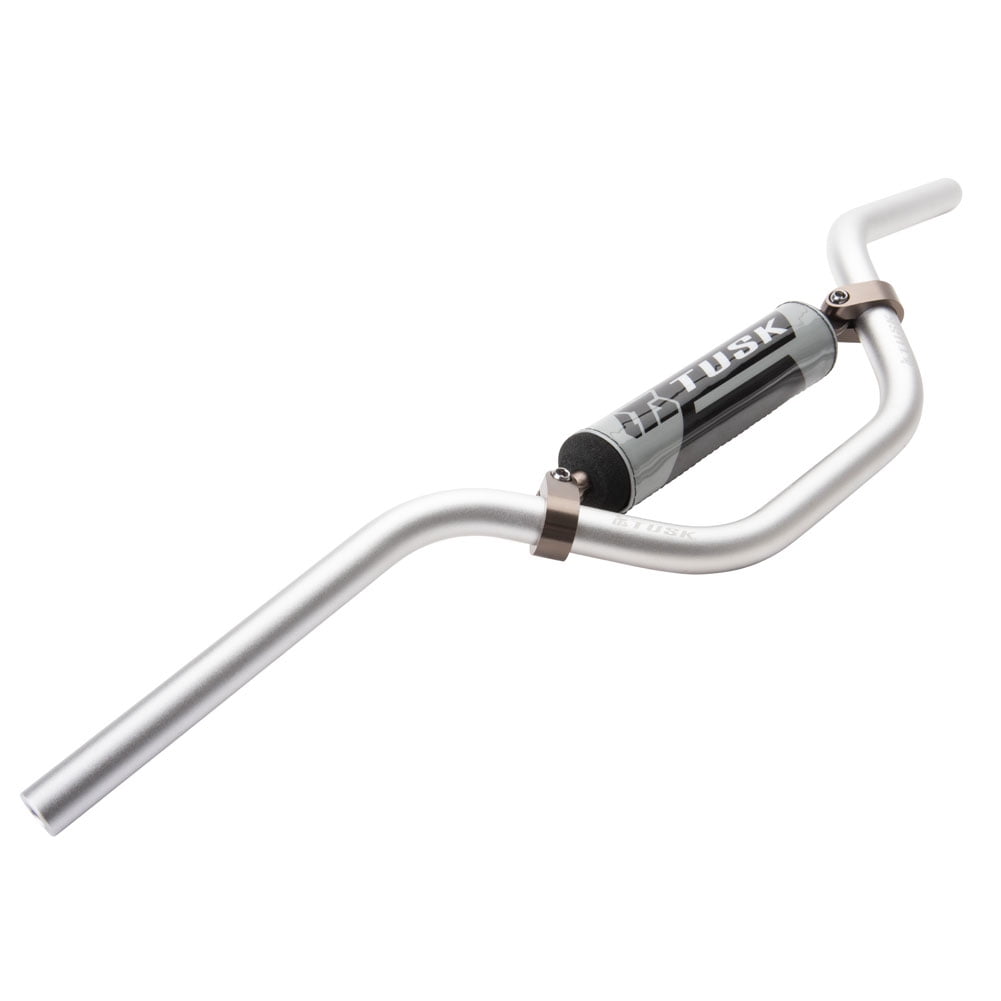 Tusk T-10 Aluminum 7/8" Handlebar YZ Mini Bend Silver For Yamaha MX80 ...