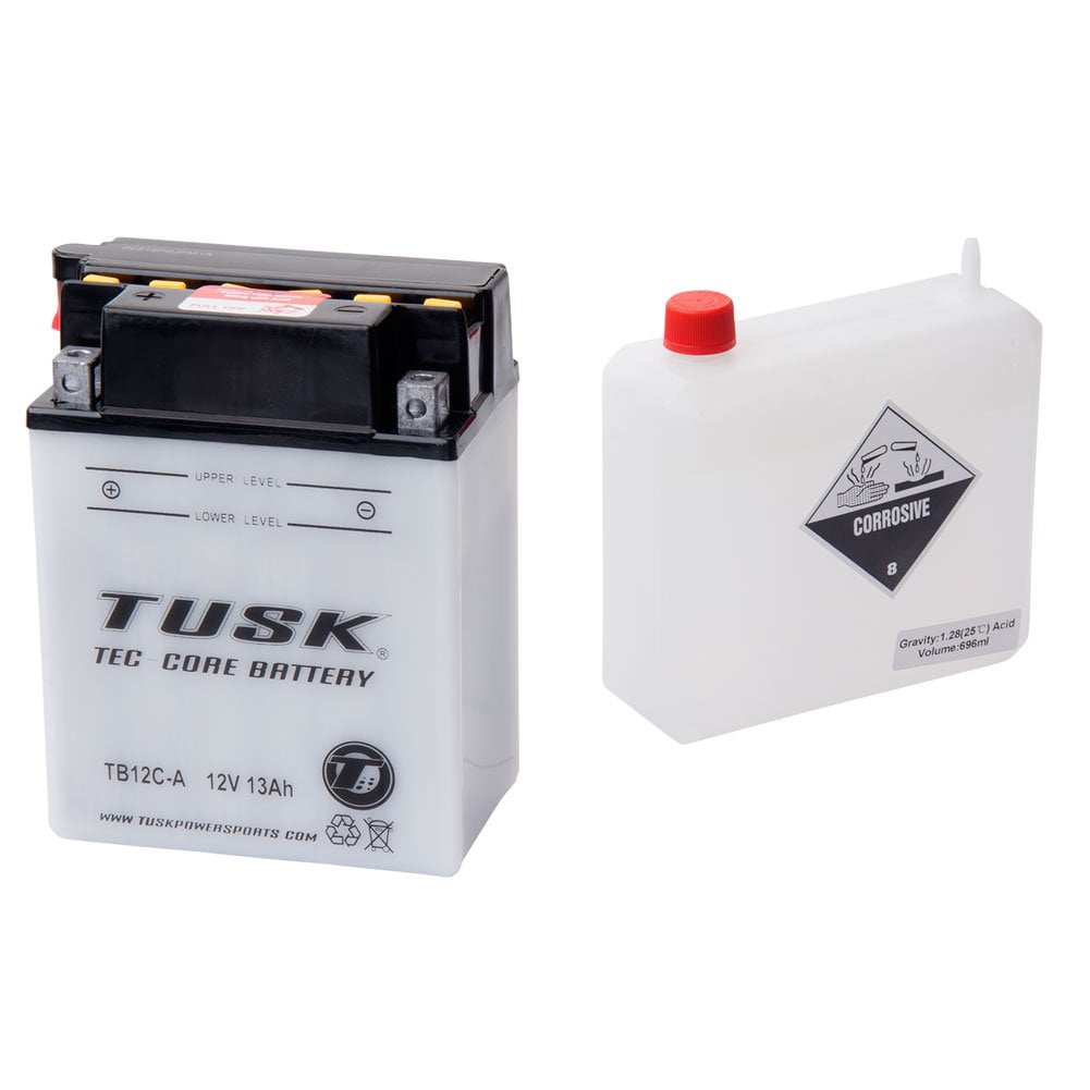 Tusk Tec-Core Battery with Acid TB12CA For YAMAHA TIMBERWOLF 250 4X4 ...