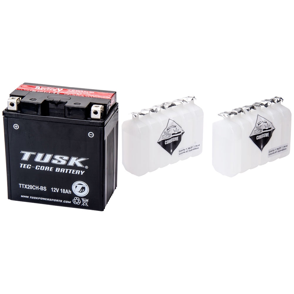 Tusk Tec-Core Battery with Acid TTX20CHBS Maintenance-Free For Triumph ...