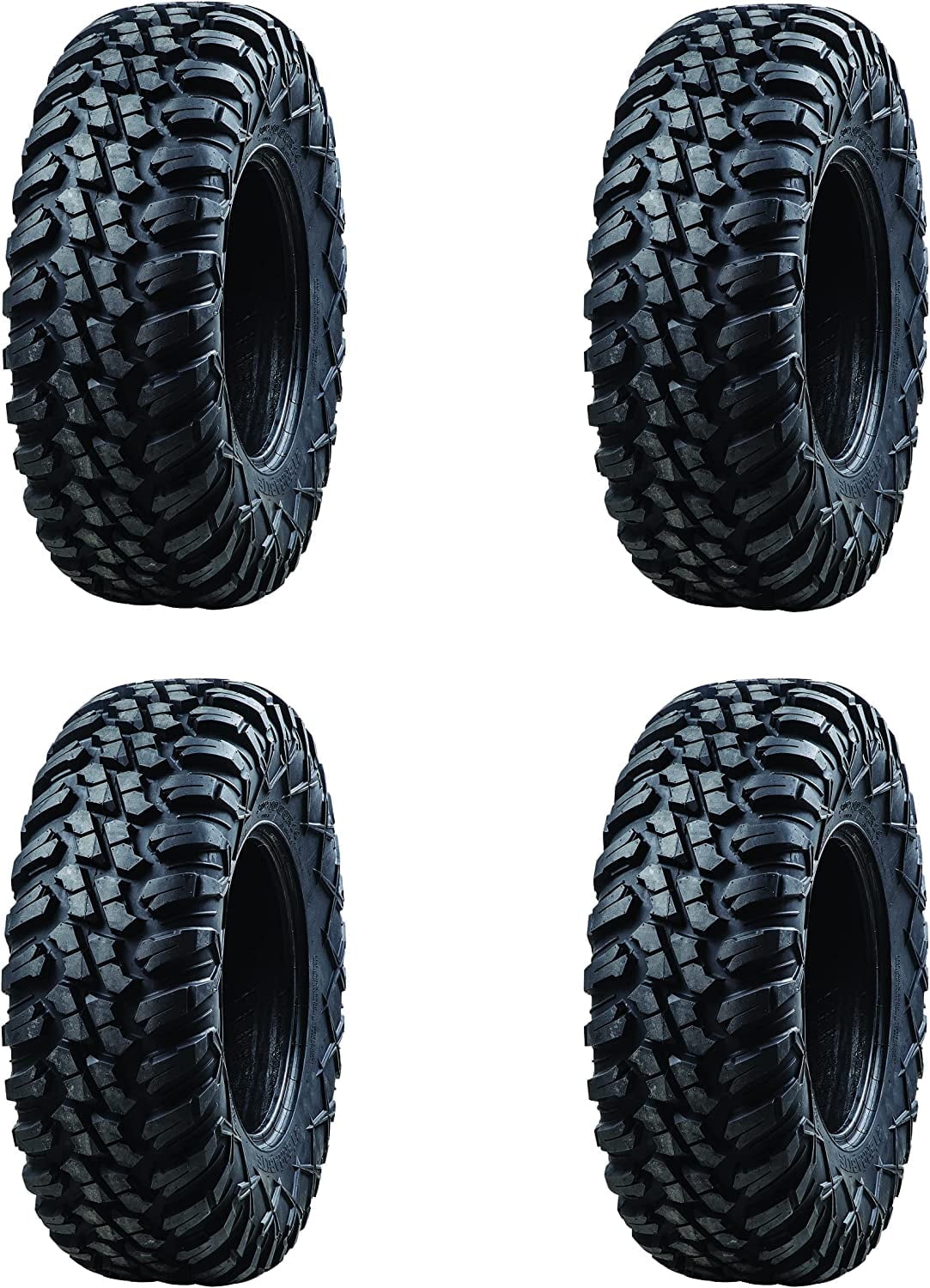 Tusk Set of 4 Terrabite 27x9-12 and 27x11-12 Off-Road Tires for UTV ATV ...