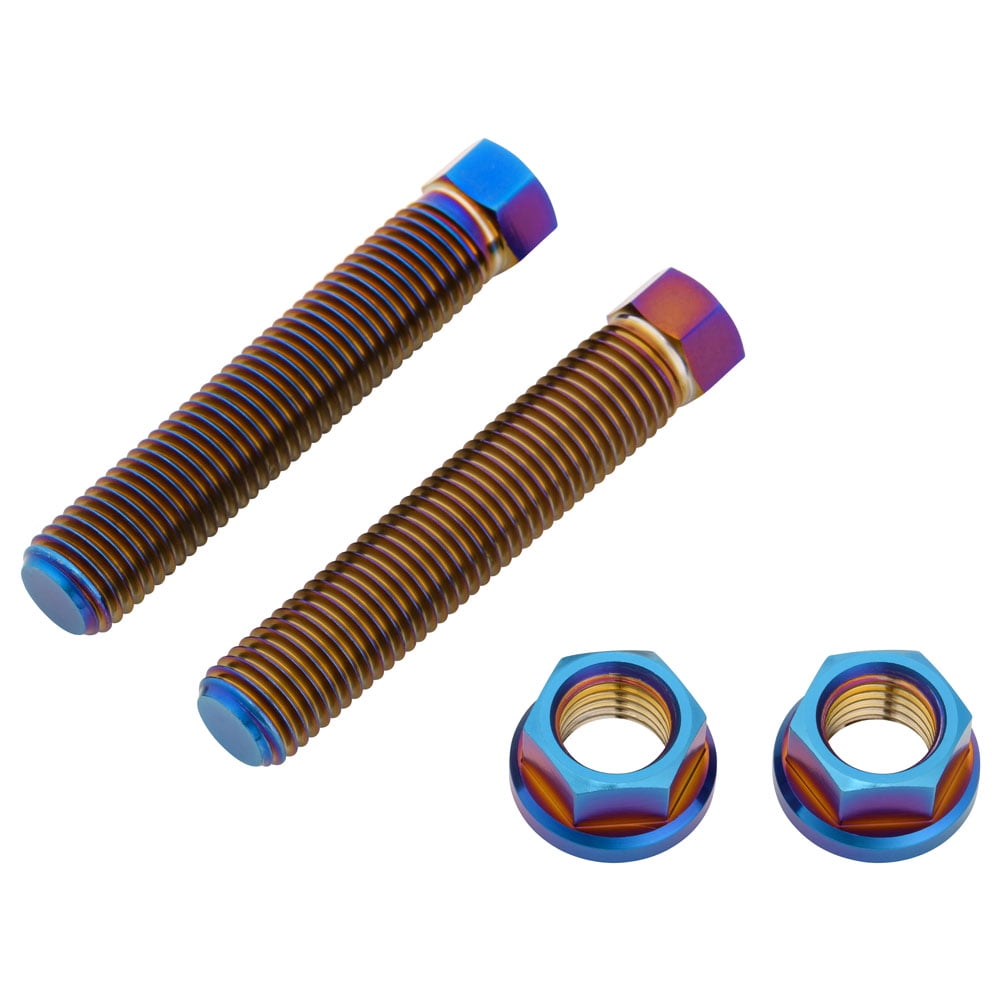Tusk Titanium Axle Adjuster Bolts Burnt Blue For KTM 125 XC 2021-2025 ...