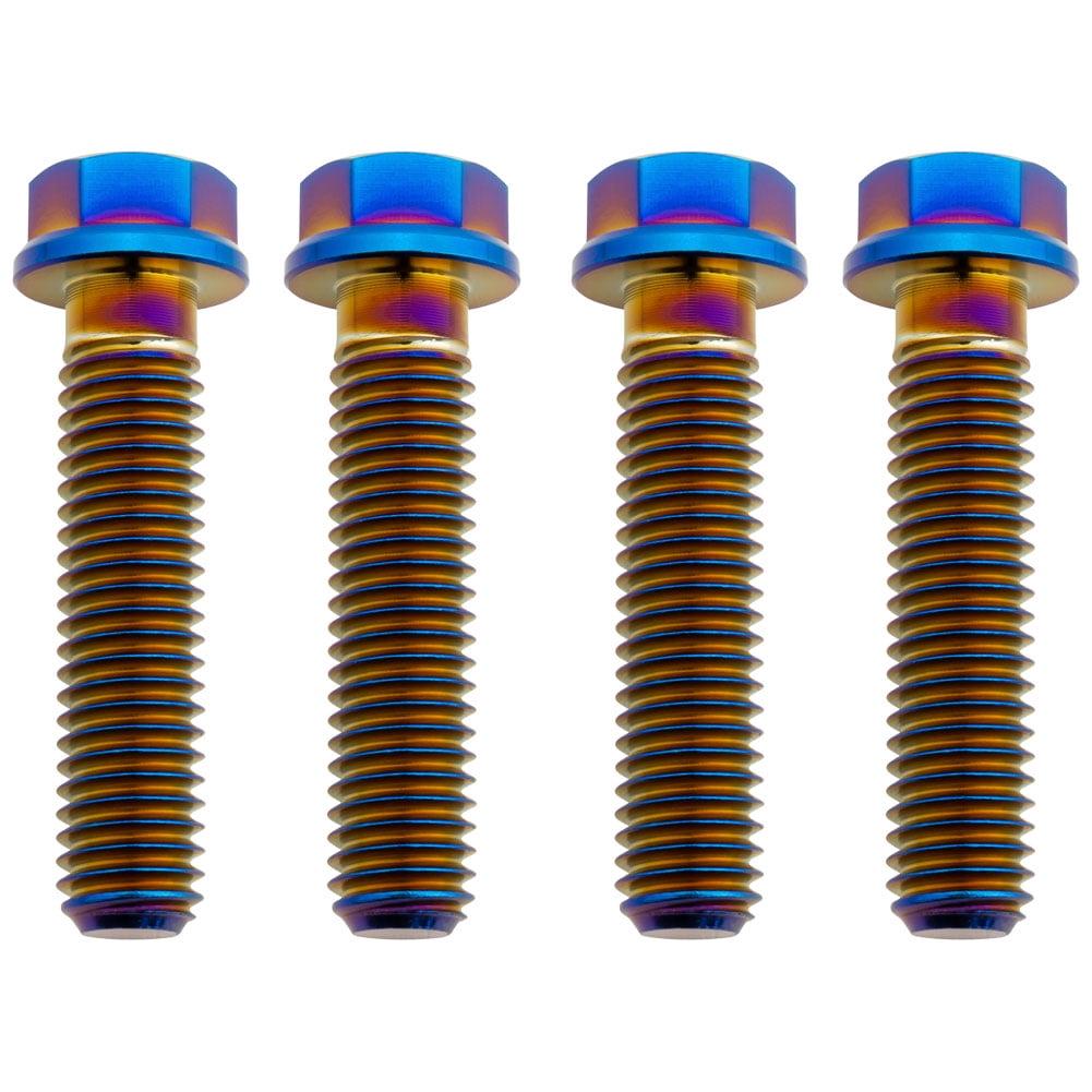 Tusk Titanium Axle Pinch Bolt Kit Burnt Blue For Yamaha WR450F 2007 ...
