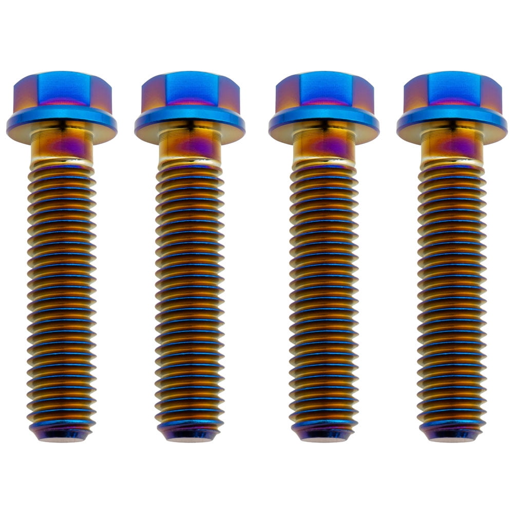 Tusk Titanium Handlebar Clamp Bolt Kit Burnt Blue For Yamaha YZ85 2019 ...