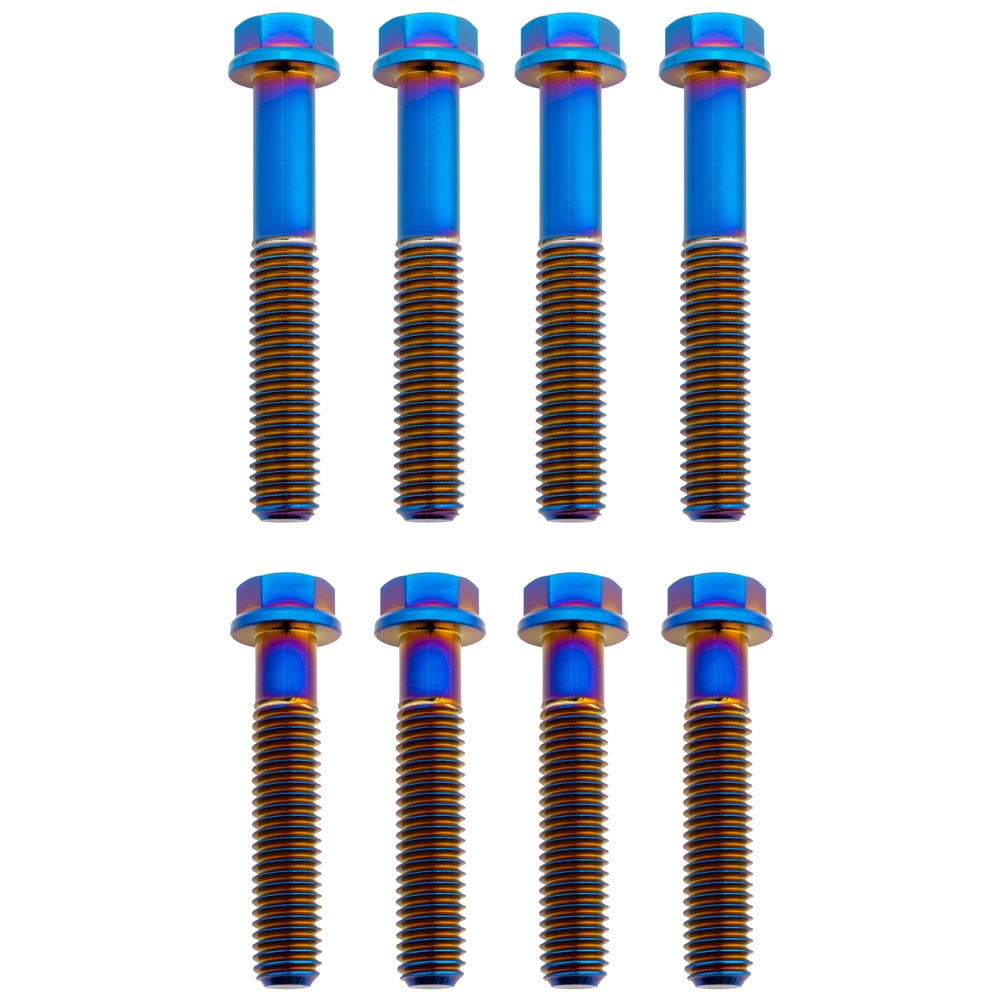 Tusk Titanium Triple Clamp Bolt Kit Fcty. Triple Clamp Burnt Blue for ...