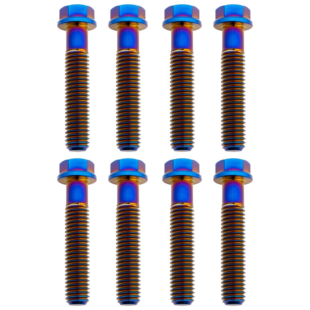 Tusk Titanium Triple Clamp Bolt Kit X-Trig Triple Clamp Burnt Blue for ...
