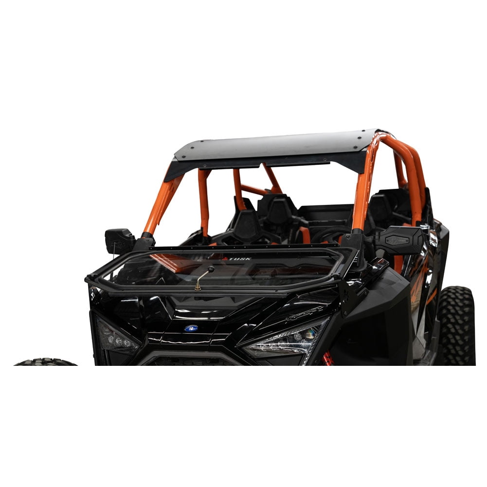 Tusk UTV Folding Glass Windshield with Windshield Wiper For Polaris RZR ...