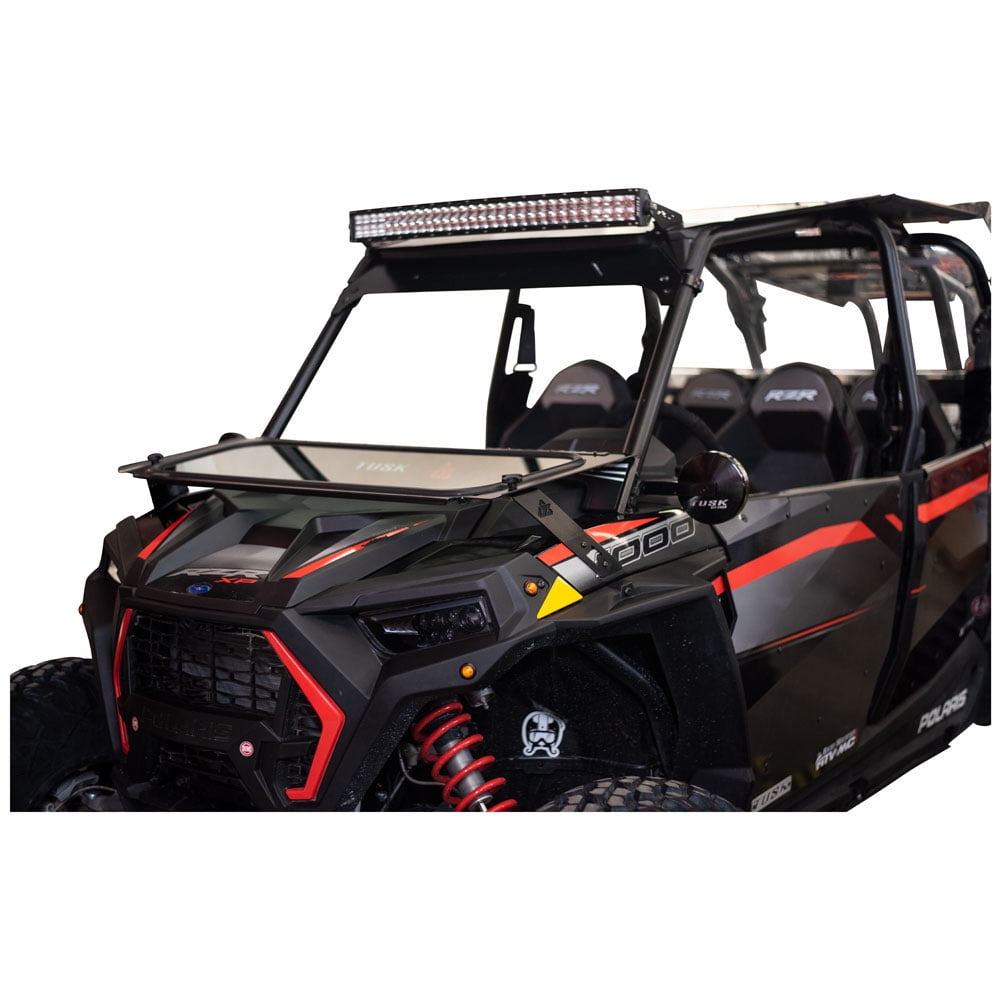 Tusk UTV Folding Glass Windshield with Windshield Wiper - Walmart.com