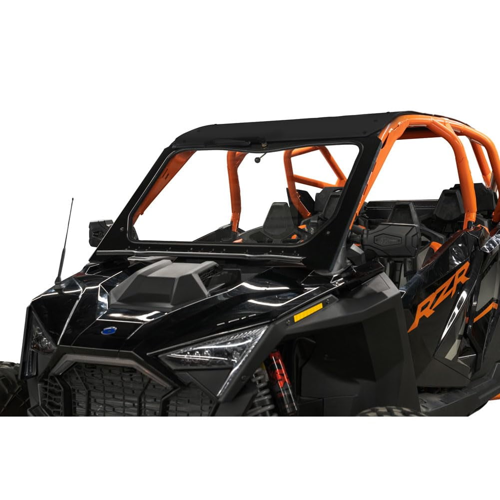 TUSK UTV Full Glass Windshield with Vent and 16" Windshield Wiper for ...