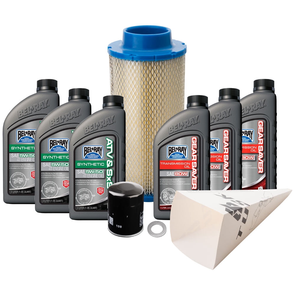 Tusk UTV Full Service Kit for Bel-Ray ATV & SXS Synthetic 5W-50 Tusk ...