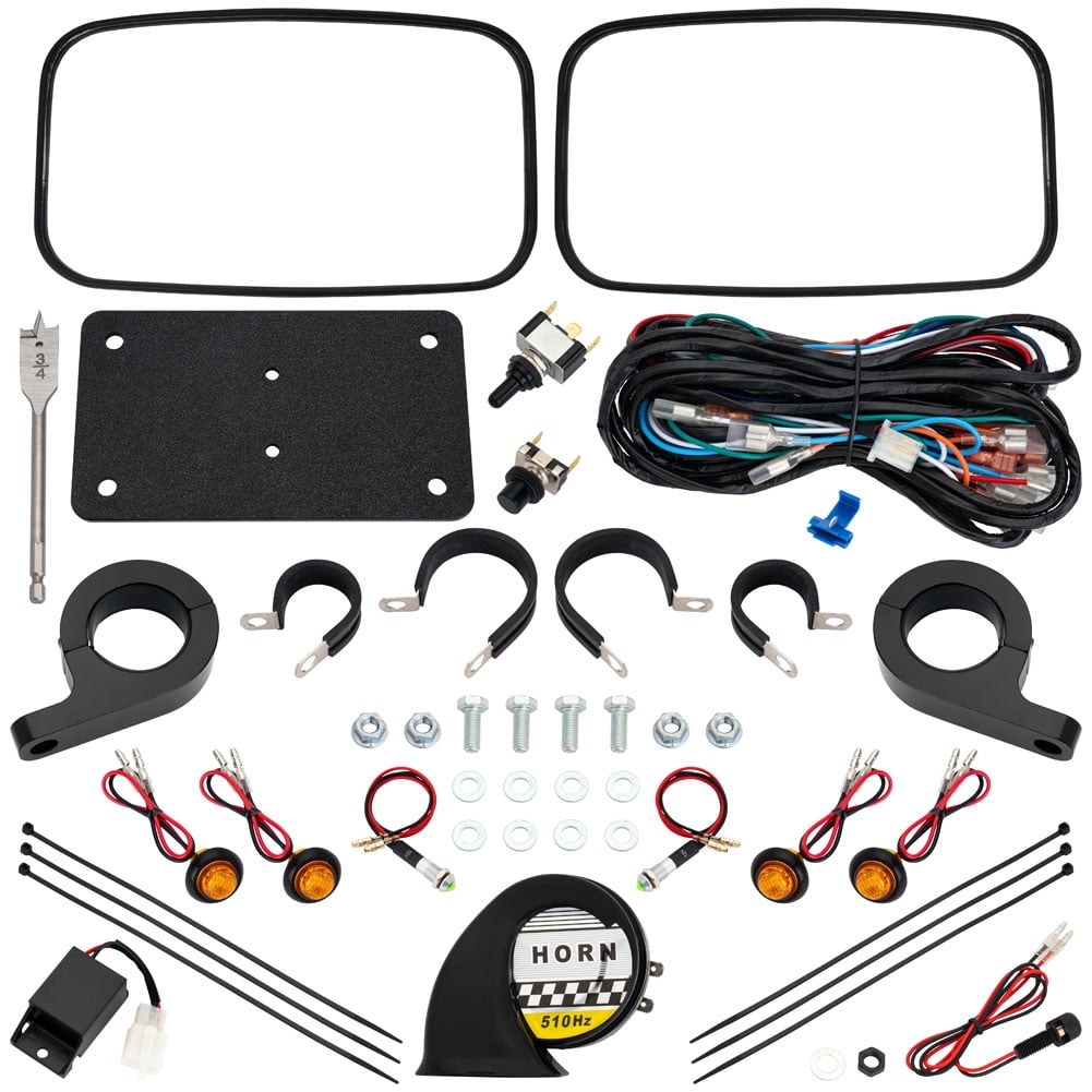 Tusk UTV Horn & Signal Kit - With Mirrors For POLARIS RZR 900 Trail ...