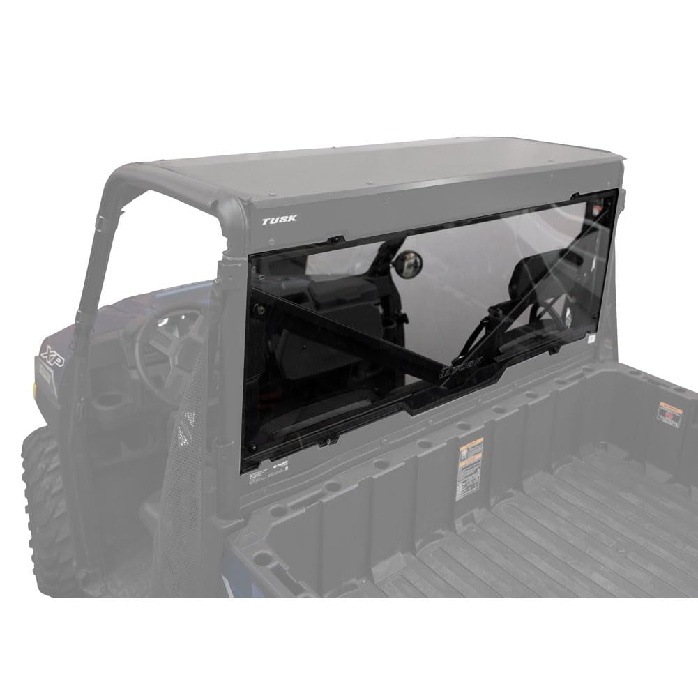 Tusk UTV Polycarb Rear Window Clear For POLARIS RANGER 4x4 Diesel 2015 ...