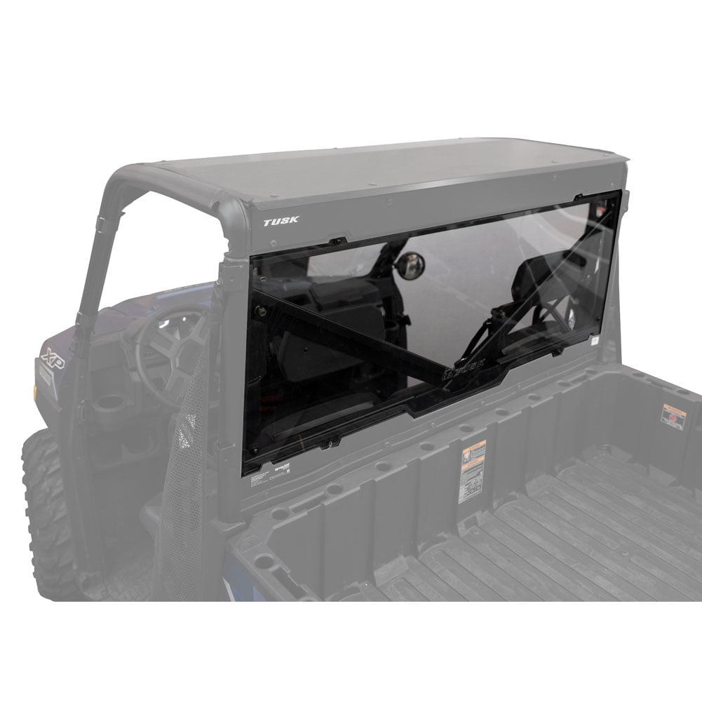 Tusk UTV Polycarb Rear Window Clear For Polaris RANGER XP Kinetic ...
