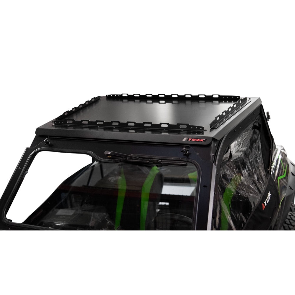 Tusk UTV Profile Aluminum Roof Roof with Tusk UTV Cargo Rack For ...