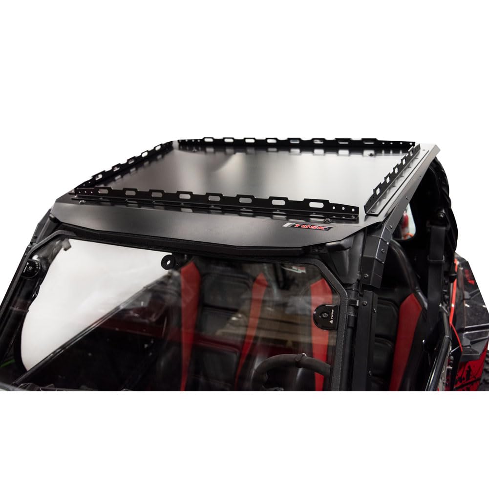 Tusk UTV Profile Aluminum Roof Roof with Tusk UTV Cargo Rack For ...