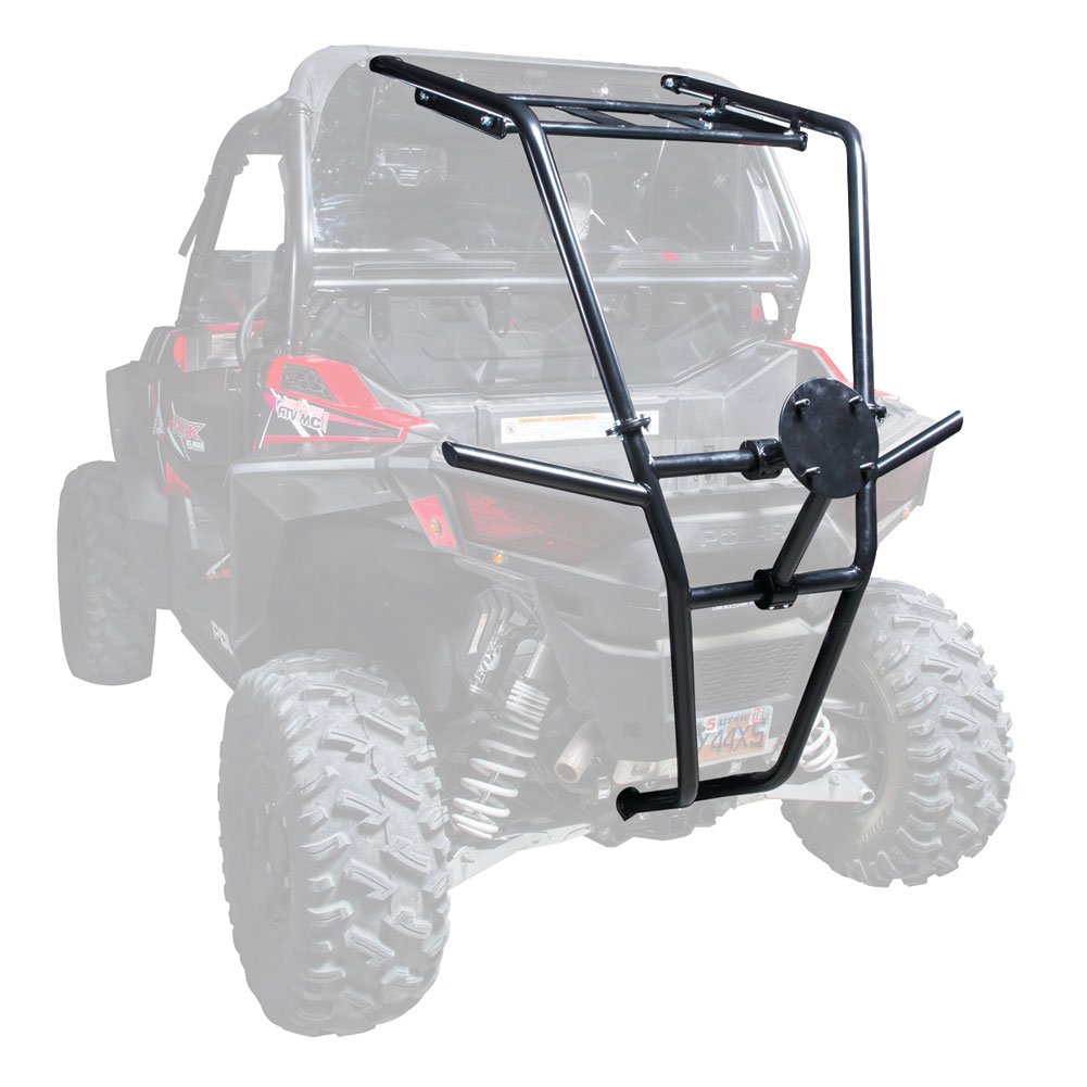 Tusk 134-914-0009 UTV Rear Bumper, Cargo Rack, and Spare Tire Carrier ...