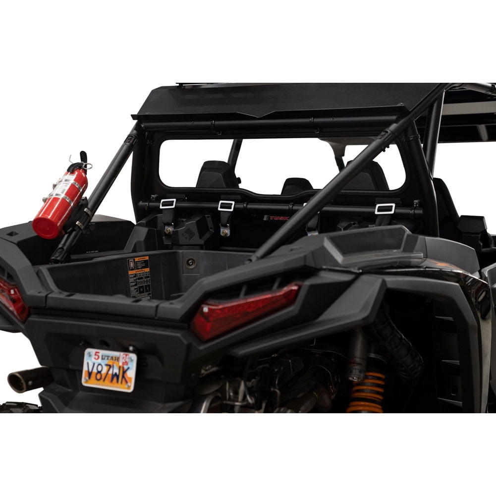 Tusk UTV Rear Glass Window with Speaker Cut Outs for Polaris RZR XP 4 ...