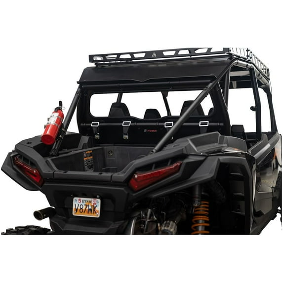 Tusk UTV Rear Glass Window Without Speaker Cut Outs For Polaris RZR XP ...