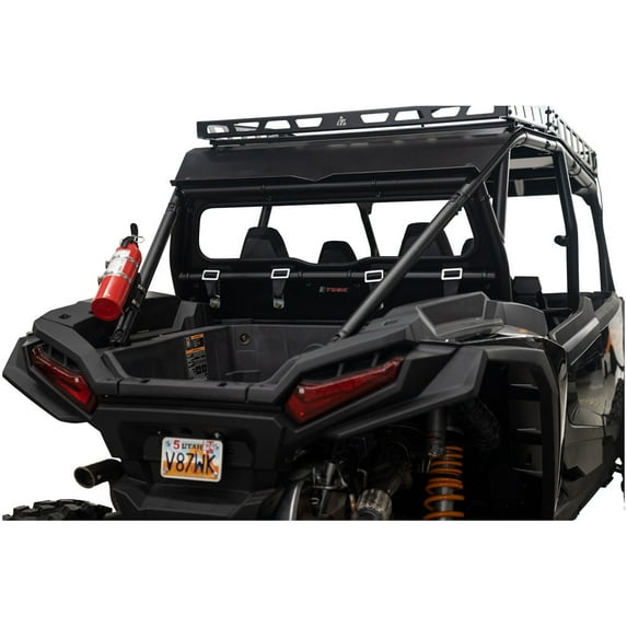 Tusk UTV Rear Glass Window Without Speaker Cut Outs For Polaris RZR XP ...