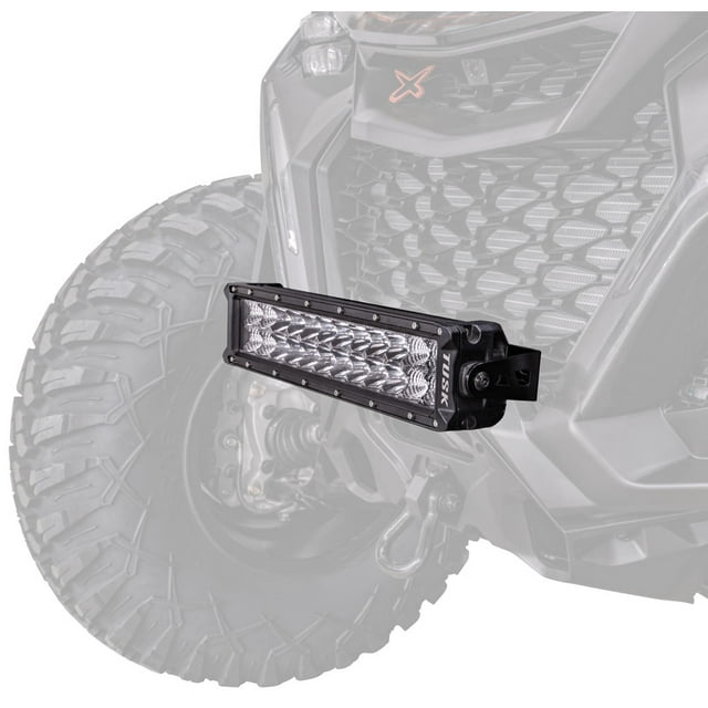 Tusk V2 LED Light Bar Kit 12" Grill Mount For Can-Am Maverick R Max X ...