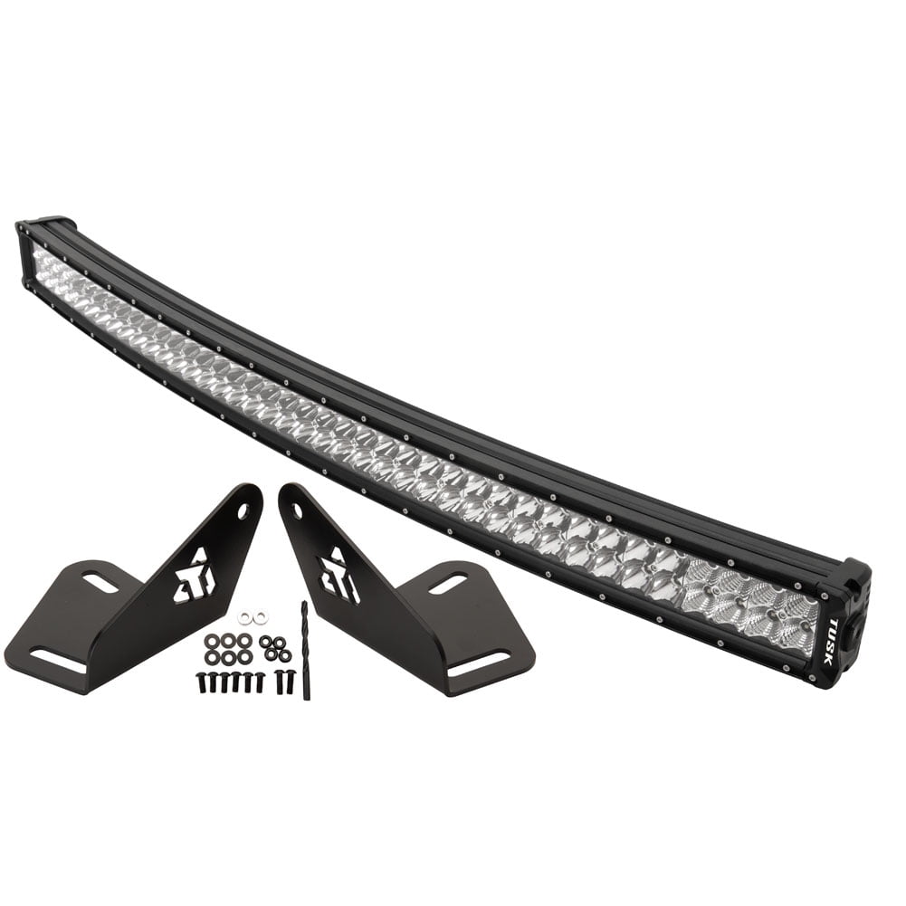 TUSK V2 LED Light Bar Kit 40" Curved for Honda Pioneer 1000-5 LE 2017 ...
