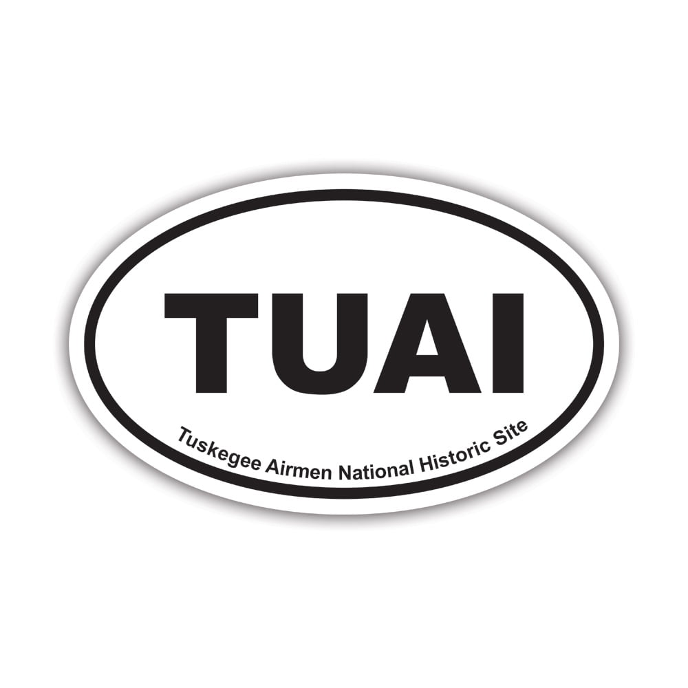 Tuskegee Airmen National Historic Site TUAI Oval Sticker Decal - Self ...