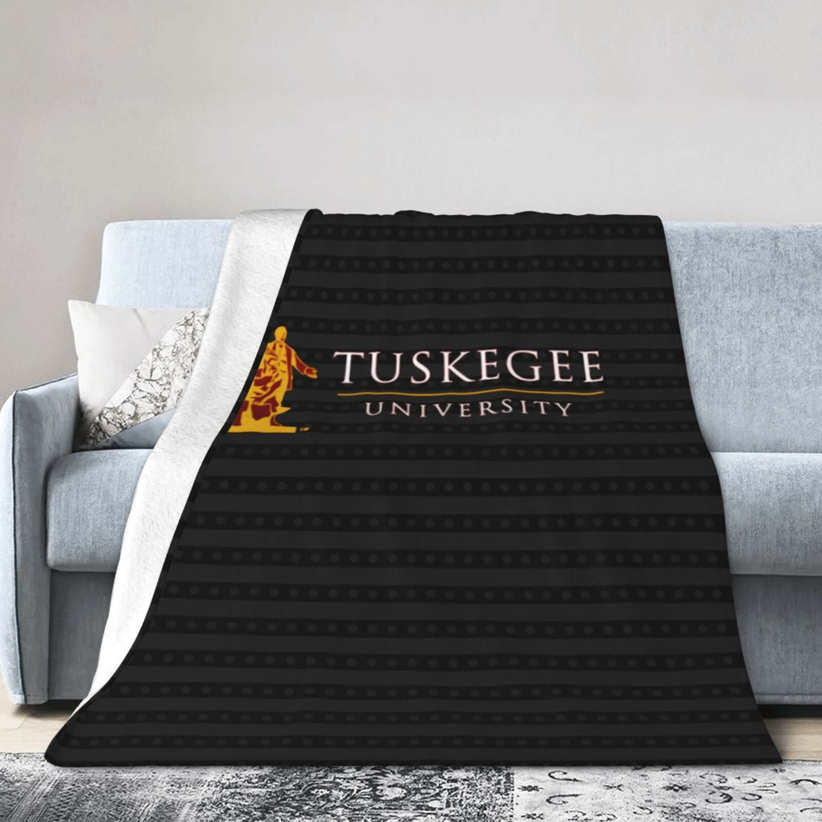Tuskegee University Blanket Large Luxury Fleece Soft Anti-Static Anti ...