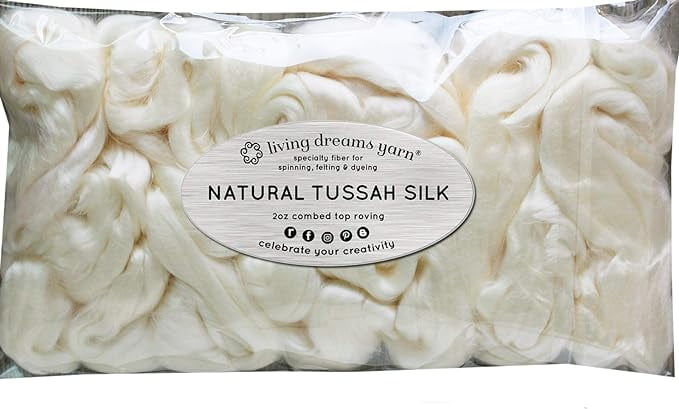 Tussah Silk Fiber for Soap Making, Spinning, Blending, Felting, Dyeing ...