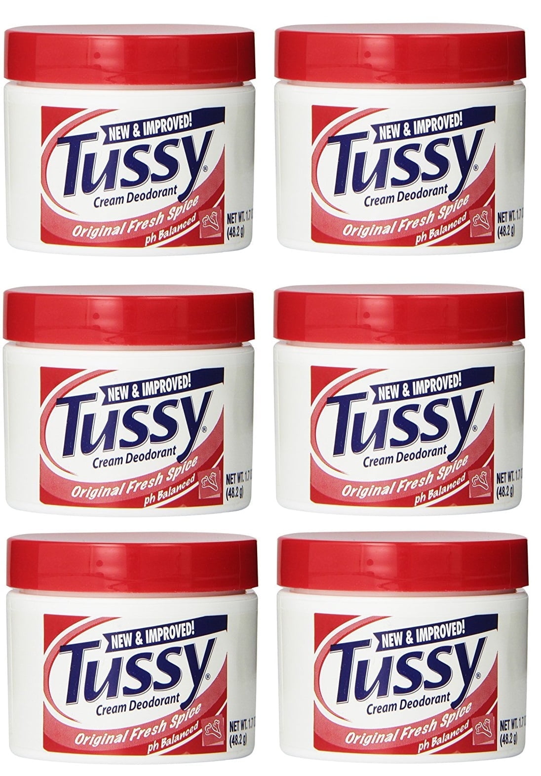 Tussy Original Fresh Spice Deodorant Cream, Body Deodorant, Travel Size ...
