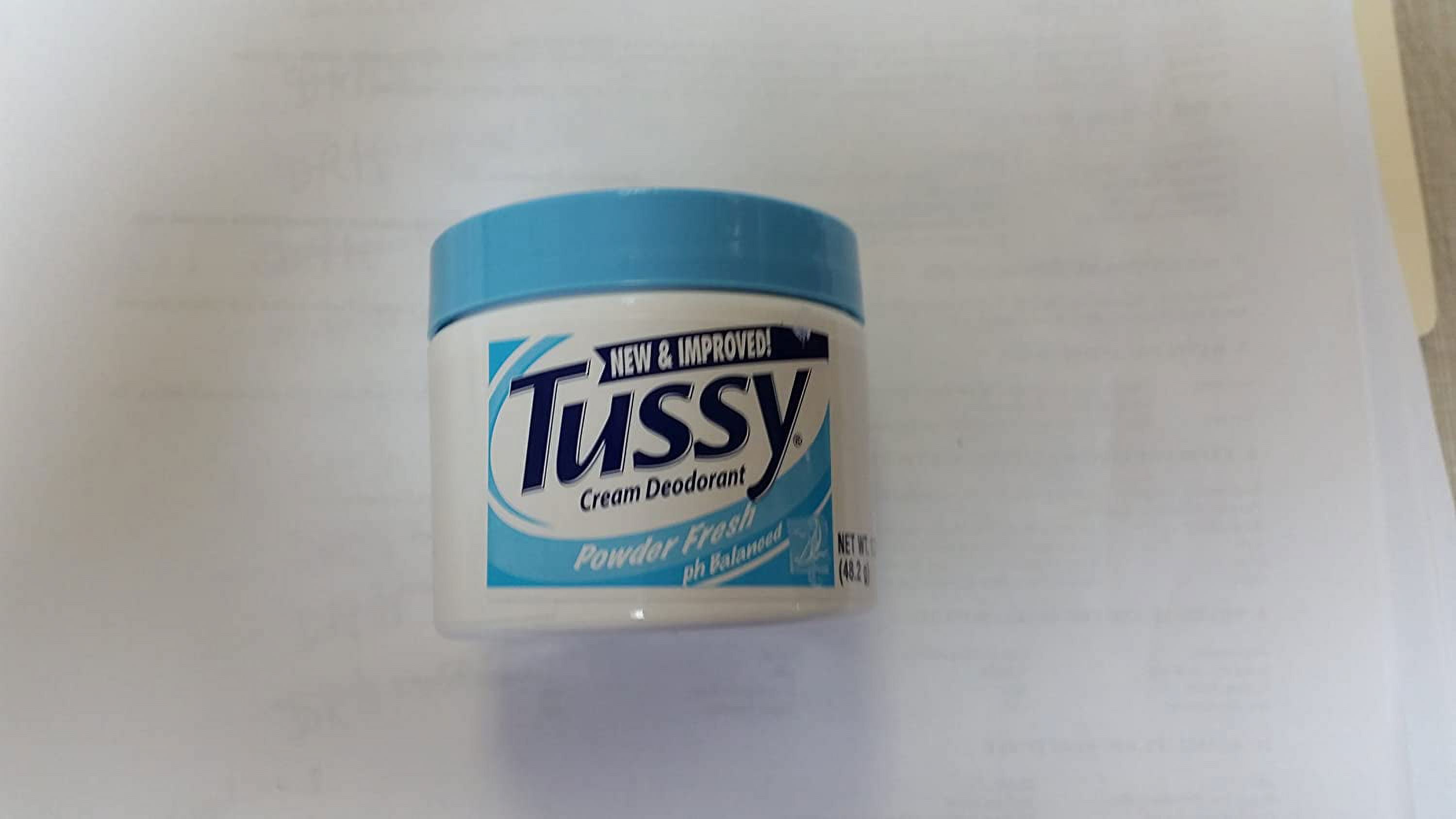 Tussy Deodorant Cream, Powder Fresh- 1.7 oz (3 Pack) - Walmart.com
