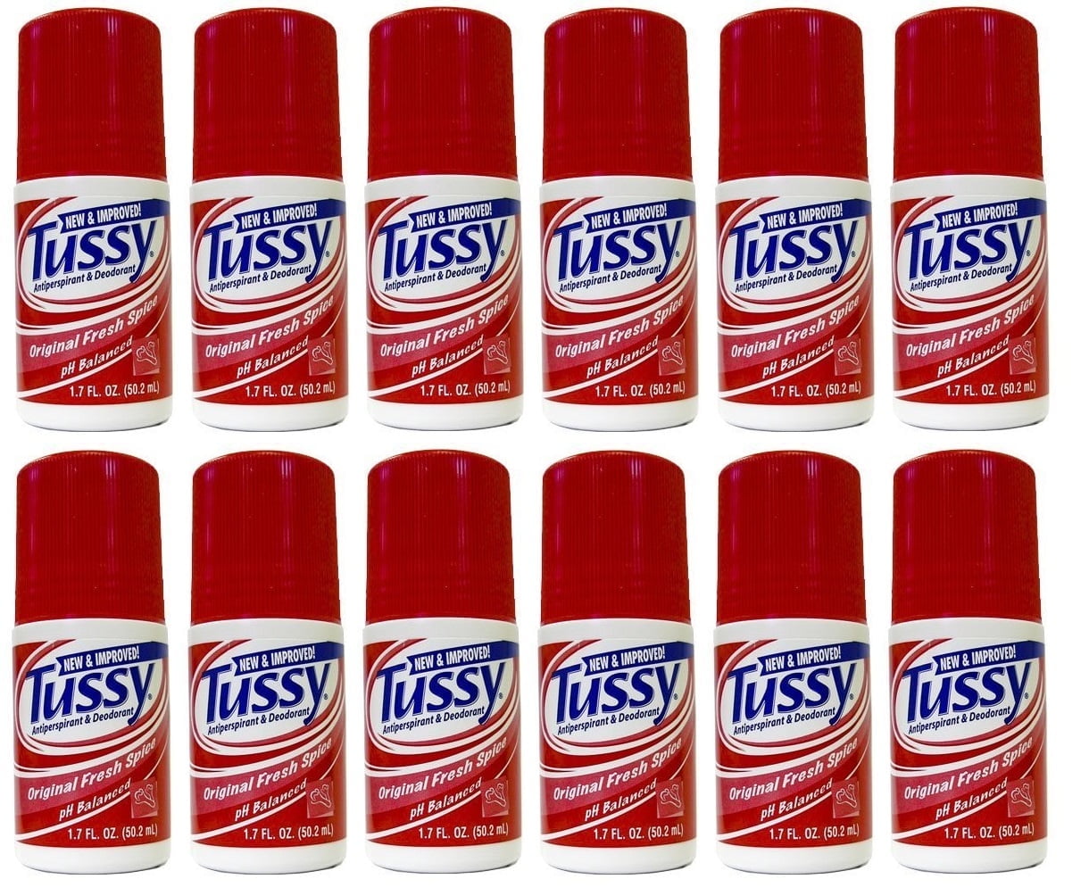 Tussy Roll-On Deodorant, Original Formula, Long-Lasting Protection, 1.7 ...